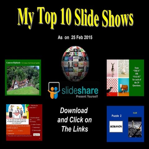 My Top 10 Slide Shows | PPT