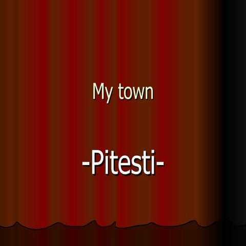 My town | PPT