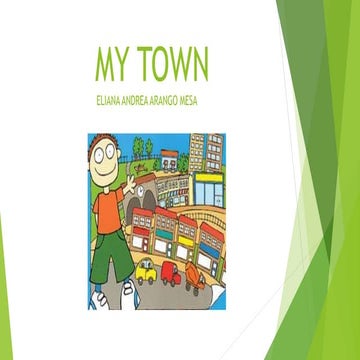 " My Town" :Planning the blog | PPTX