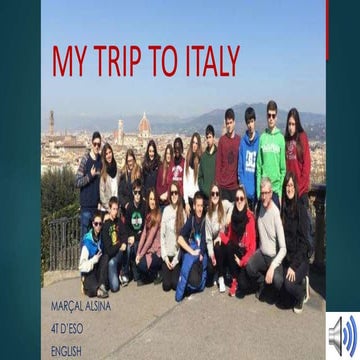 My trip to italy | PPT