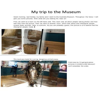 My trip to the museum | DOCX