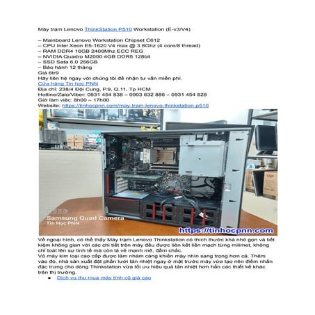 Máy trạm Lenovo ThinkStation P510 Workstation.pdf