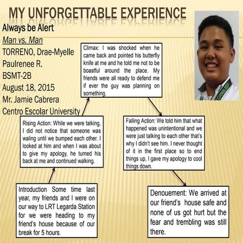 My Unforgettable Experience (Plot Structure) | PDF