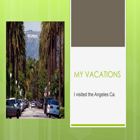 My vacations | PPTX