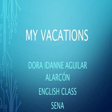 My vacations | PPTX