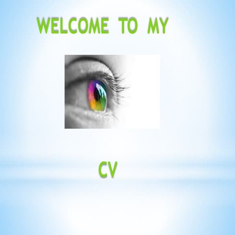 My visual cv | PPTX