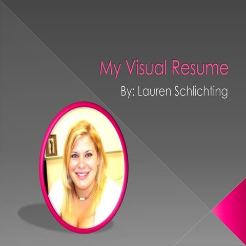 My visual resume | PPT