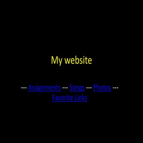 My Website | PPTX