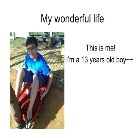 My wonderful life | PPT