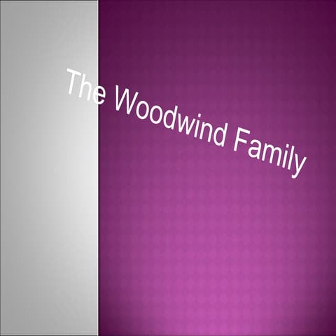 Mywoodwind | PPT