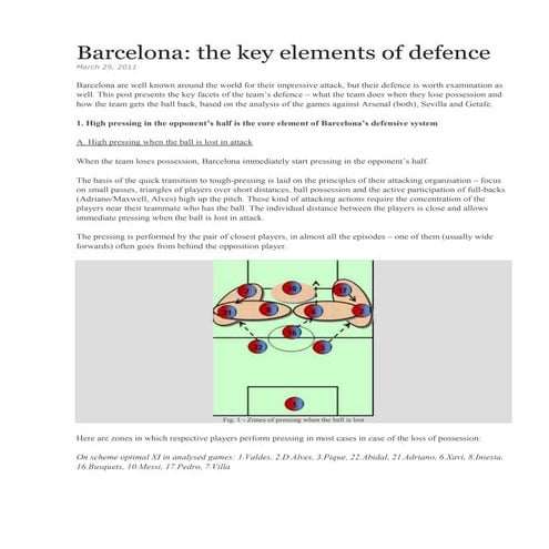 System of Defense of Barcelona (2011) | DOCX