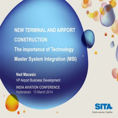 NEW TERMINAL AND AIRPORT CONSTRUCTION - The importance of Technology ...