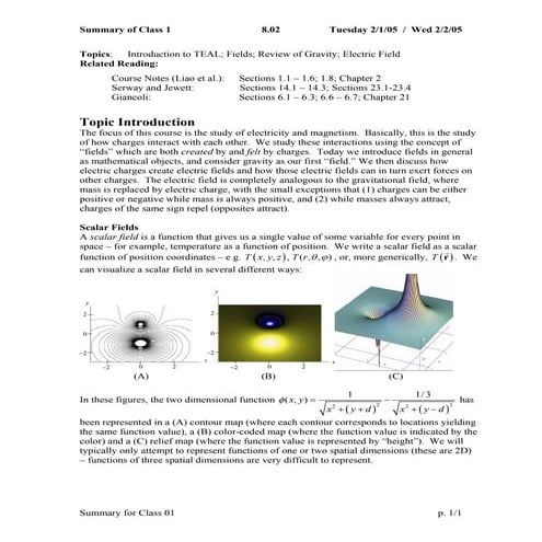 N. Schlager - Study Materials for MIT Course [8.02T] - Electricity and ...