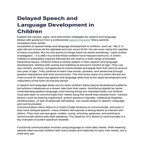 n. Delayed Speech and Language Development in Children1.pptx
