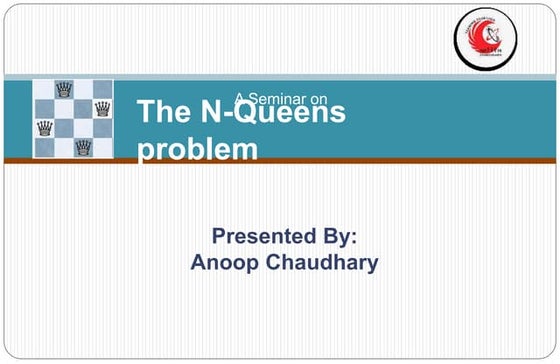 N Queens Using Backtracking Ppt