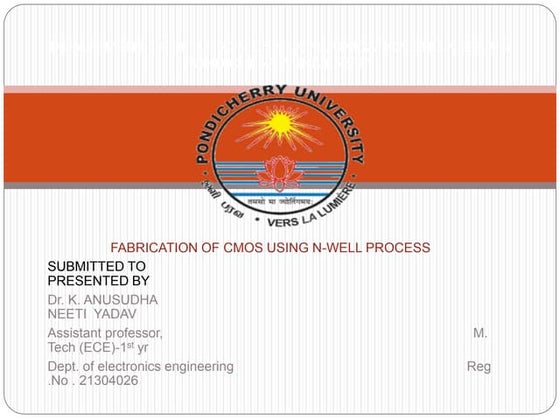Twin well process | PPTX | Chemistry | Science
