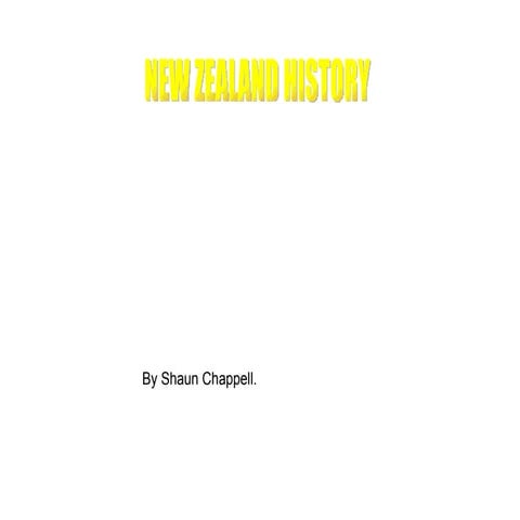 N Z History | PPT