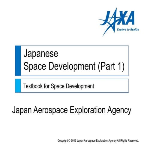 japanese space development(part 1) | PPTX