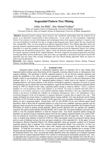 Mining Closed Sequential Patterns In Large Sequence Databases Pdf