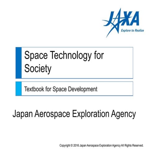 Space technology for society | PPTX