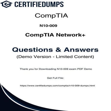 Latest N10-009 Exam Dumps 2025 – Ace Your CompTIA Network+ ...