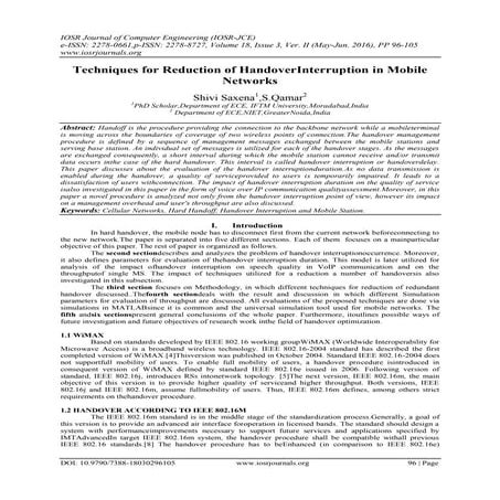Handover in Mobile Computing | PPTX