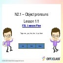 An Introductory ESL Lesson Plan On Object Pronouns | PPT