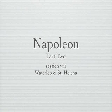 Napoleon Part 2, session viii | PDF