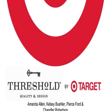 Target Case Study - Threshold | PPT