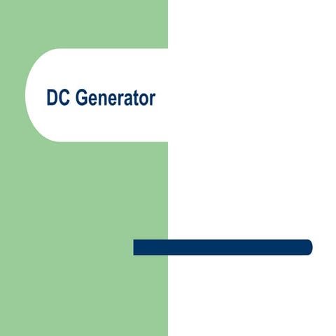 Dc generator ppt. .pdf
