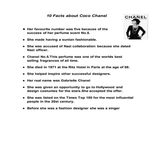 Coco chanel | PDF