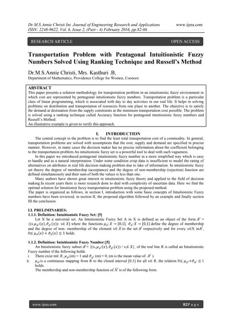 Transportation Problem With Pentagonal Intuitionistic Fuzzy Numbers Solved Using Ranking