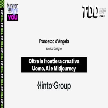 Francesco d’Angela, Service Designer di @HintoGroup- “Oltre la ...