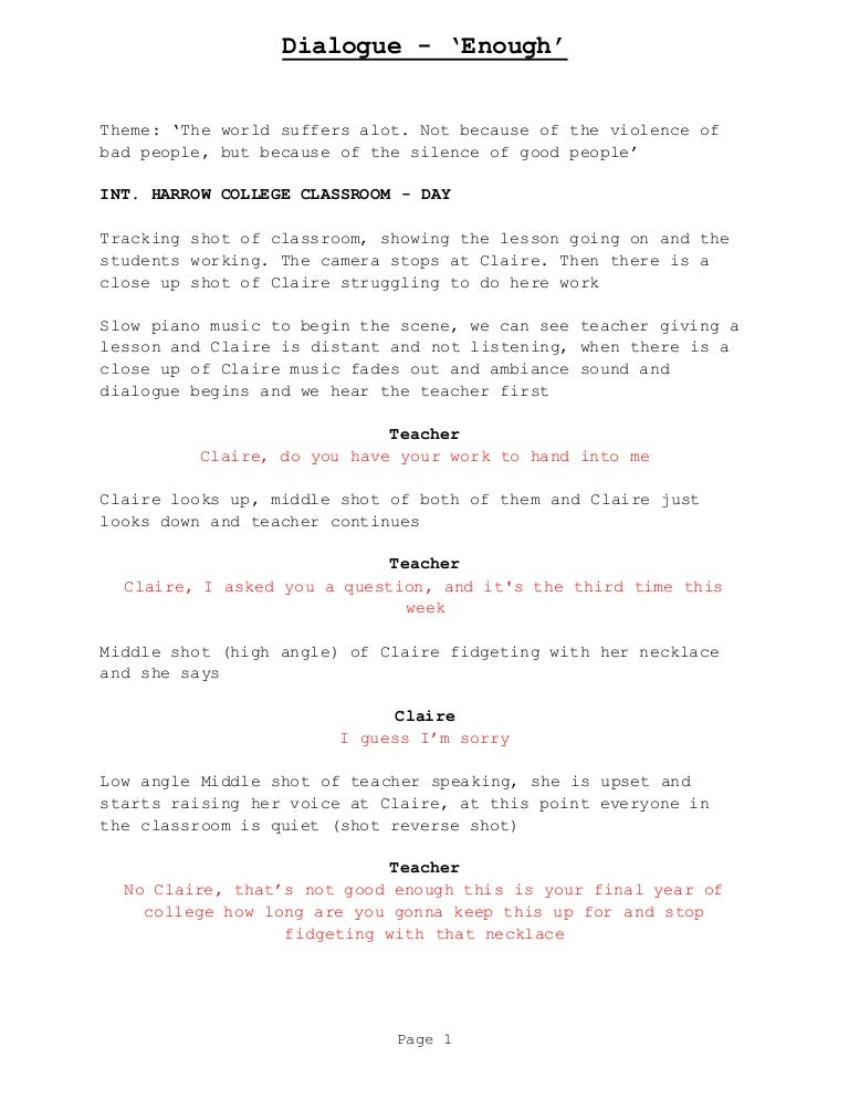script-with-dialogue