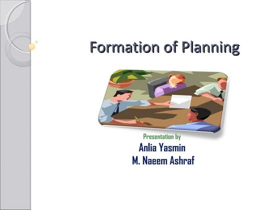 Types of planning | PPT