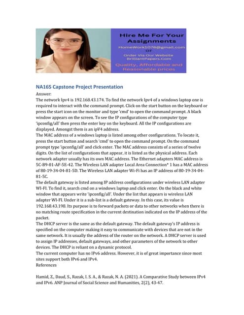 MAC & IP addresses | PPT