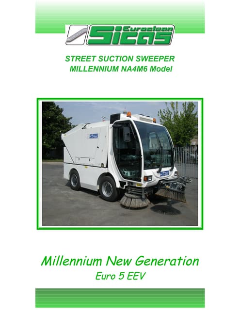 Millennium NA4M3 Sweeper Sicas Euroclean | PDF