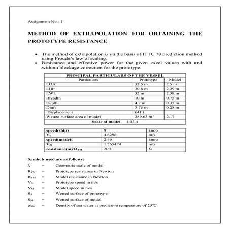 METHOD OF EXTRAPOLATION FOR OBTAINING THE RESISTANCE | PDF