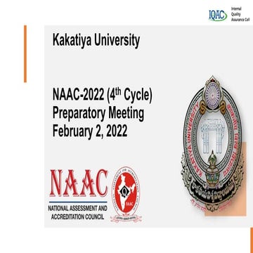 NAAC REFORMS IN ACCREDITATION 2024 | PPTX