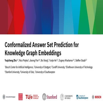 Conformalized Answer Set Prediction for Knowledge Graph Embedding | PDF