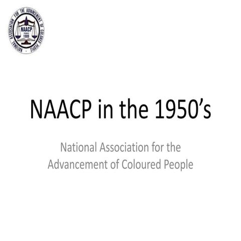 NAACP | PPTX
