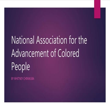 NAACP | PPTX