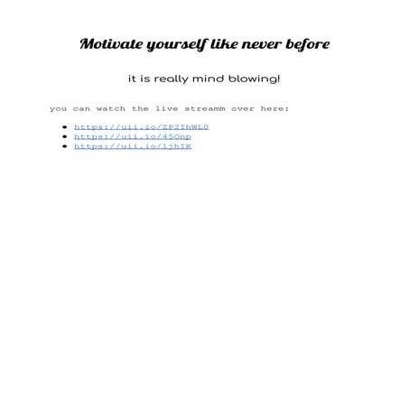 The best video's for motivation | PDF