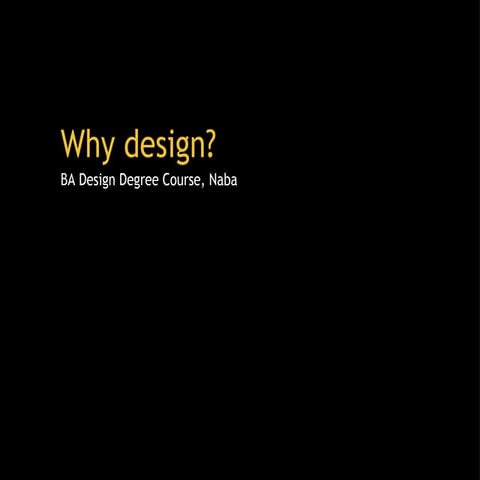 NABA Design Presentation | PPT | Education