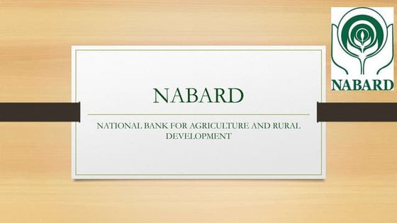 Potential Linked Plan of NABARD and its importance in DCP (District ...