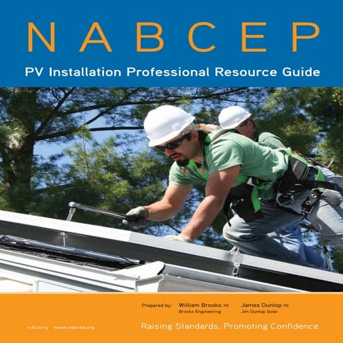 Nabcep Pv Guide 7 16 13 W 2 Pdf