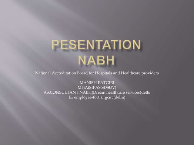 NABH | PPTX