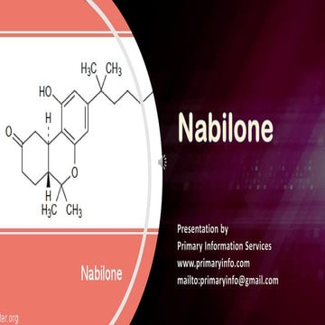 Nabilone - database | PDF