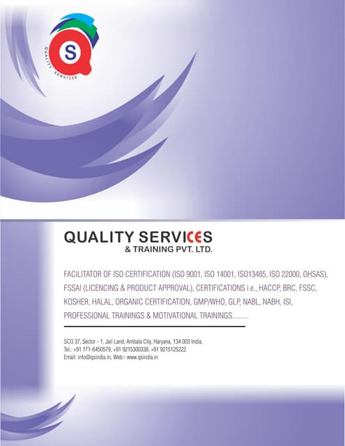 Referral Laboratory, Turnkey Laboratory & Training Program | PDF