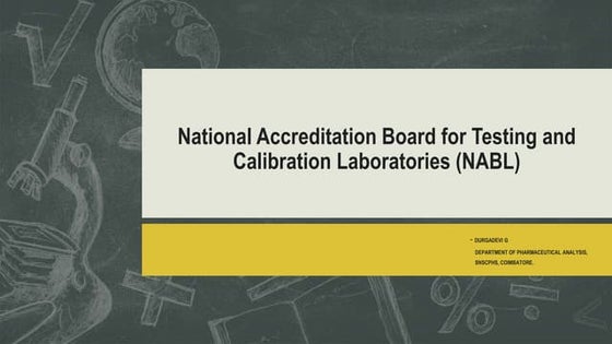 NABL ACCREDITATION | PPTX